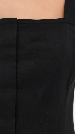 Theory Sleeveless Square Neck Midi Dress