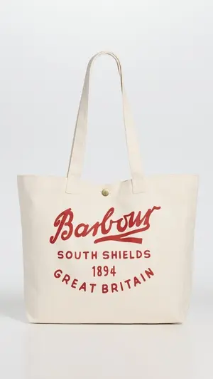 Barbour Script Tote Bag