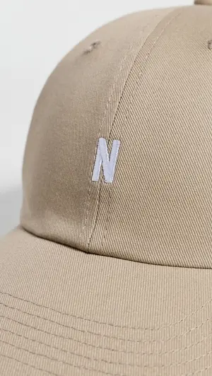 Norse Projects Twill Cap - Utility Khaki