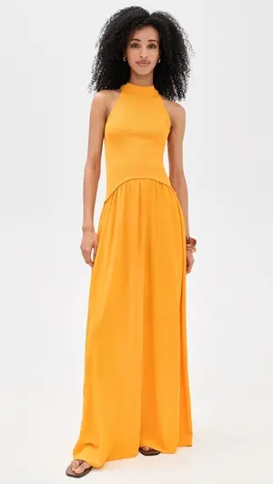 Solid & Striped The Isola Maxi Dress - Pineapple