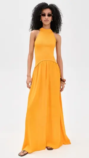 Solid & Striped The Isola Maxi Dress - Pineapple