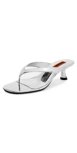 SIMONMILLER Beep Thong Sandals - Silver