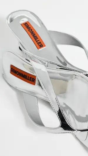 SIMONMILLER Beep Thong Sandals - Silver