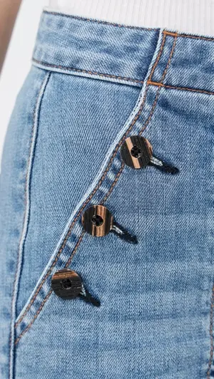 ASKK NY Brick House Wide Leg Jeans