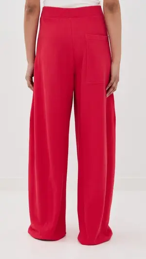Tibi Lightweight Sweatshirting Winslow Pants - Red