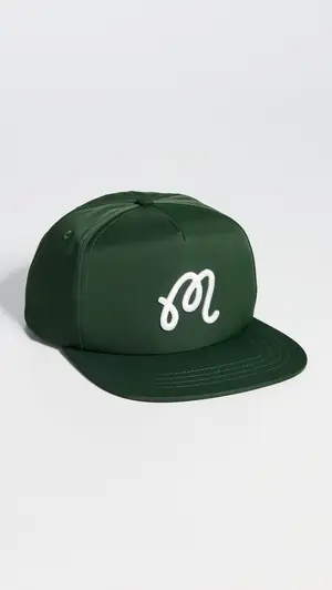 MALBON Embroidered Logo Snapback Cap
