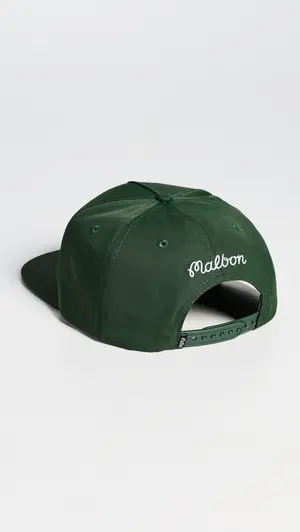 MALBON Embroidered Logo Snapback Cap