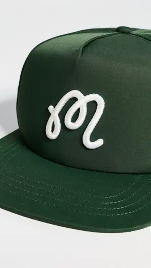 MALBON Embroidered Logo Snapback Cap