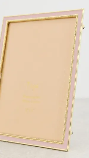 TIZO DESIGN Enameled Frame With Gold-tone Trim