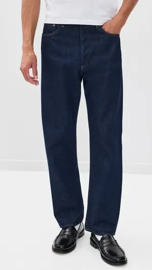 AGOLDE 90s Relaxed" Straight Leg Jeans - Rinse
