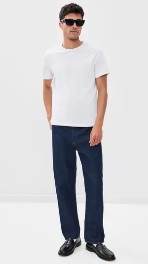 AGOLDE 90s Relaxed" Straight Leg Jeans - Rinse
