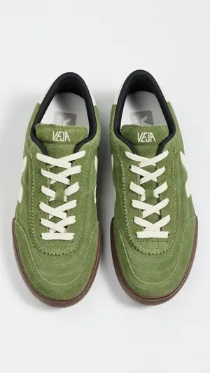 VEJA Panenka Suede Sneakers - Militar/pierre/bark