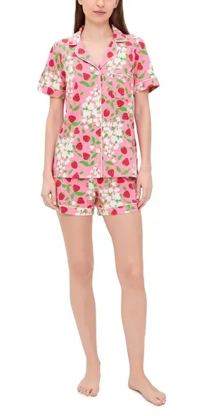 BEDHEAD PAJAMAS Short Sleeve Shorts Pj Set - Spring Berry