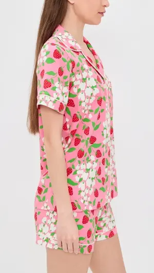 BEDHEAD PAJAMAS Short Sleeve Shorts Pj Set - Spring Berry