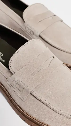 LES DEUX Taylor Suede Loafers