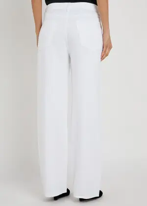 Rag & Bone Logan Wide-leg Denim Jeans - White