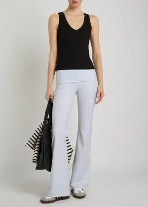 TALA Dayflex Flared-leg Stretch-jersey Leggings - Grey