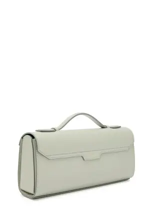 ANYA HINDMARCH Mortimer Leather Clutch - Light Blue