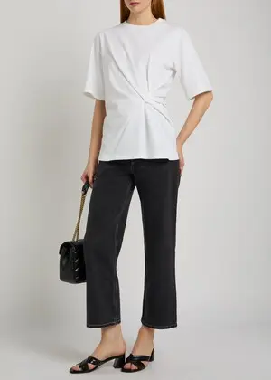 LIBEROWE Cropped Straight-leg Jeans