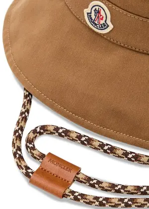 Moncler Cotton Bucket Hat - Bronze