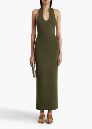 Khaite Mahi Dress - Olive