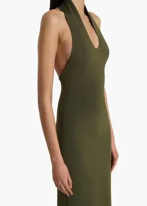 Khaite Mahi Dress - Olive
