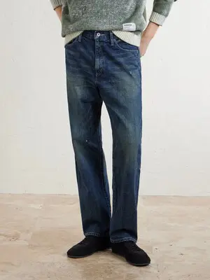 NEIGHBORHOOD Washed Straight-leg Jeans