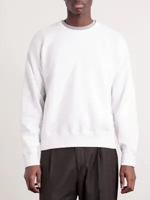 Visvim Jumbo Sb Cotton-jersey Sweatshirt - White