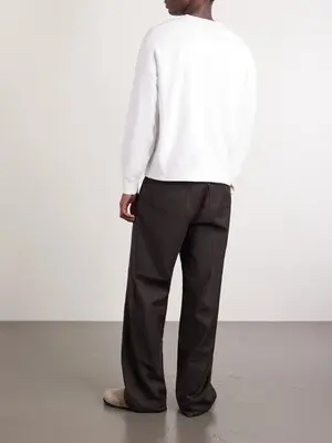 Visvim Jumbo Sb Cotton-jersey Sweatshirt - White