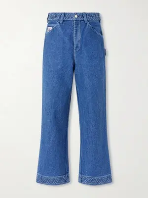 BODE Knolly Brook Straight-leg Jeans - Blue