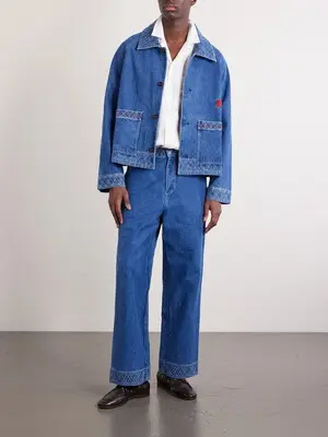 BODE Knolly Brook Straight-leg Jeans