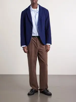 Blue Blue Japan Sashiko Cotton-piqué Blazer