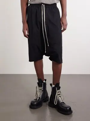 Rick Owens Straight-leg Cotton-jersey Shorts