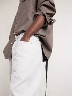 Rick Owens Geth Straight-leg Jeans - Neutrals