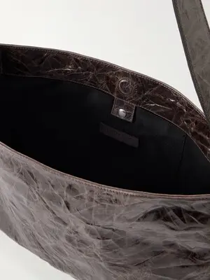 A KIND OF GUISE Crinkled Leather Tote