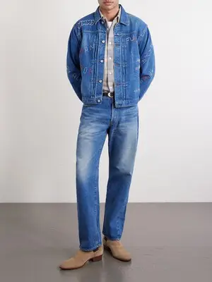 HUMAN MADE Future Straight-leg Jeans - Blue