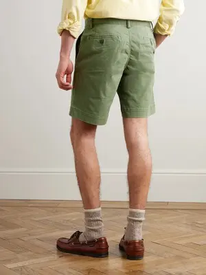Polo Ralph Lauren Bedford Straight-leg Cotton Oxford Shorts - Green