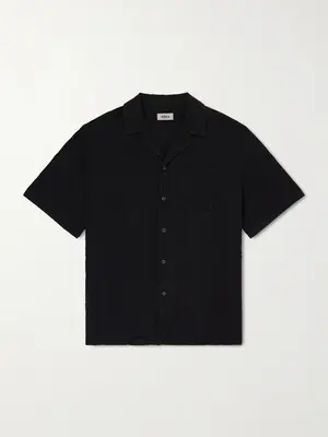 Altea Hadley Seersucker Cotton Shirt