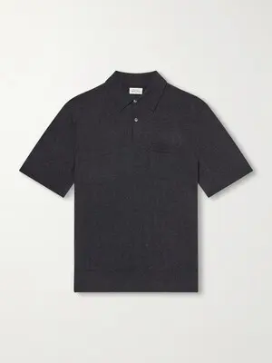 Hartford Cotton And Cashmere-blend Polo Shirt