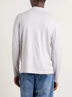 Hartford Cotton And Cashmere-blend Polo Shirt
