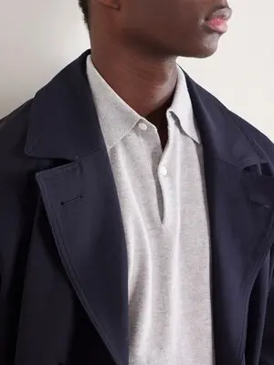 Hartford Cotton And Cashmere-blend Polo Shirt