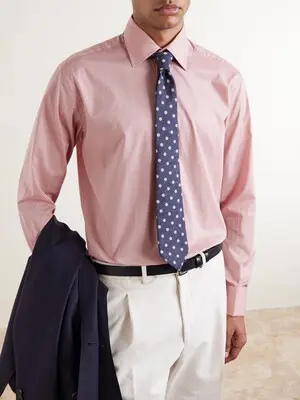 FAVOURBROOK Gatsby Cotton-poplin Shirt - Pink