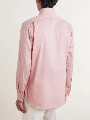 FAVOURBROOK Gatsby Cotton-poplin Shirt - Pink