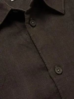 Nn07 Enzo 5708 Linen Shirt - Brown