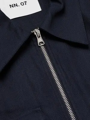Nn07 Alban 1808 Jacket - Blue