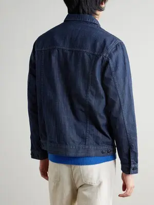 Sunspel Denim Jacket - Blue