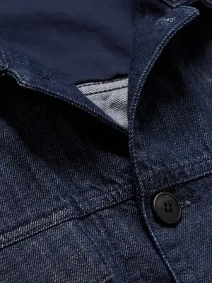 Sunspel Denim Jacket - Blue