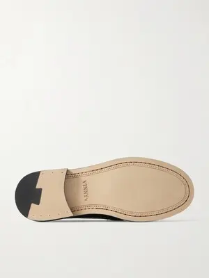 VINNY'S Yardee Penny Loafers - Burgundy