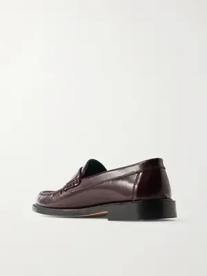 VINNY'S Yardee Penny Loafers - Burgundy