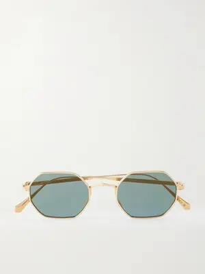 Cartier Signature C Titanium Octagon Sunglasses - Gold